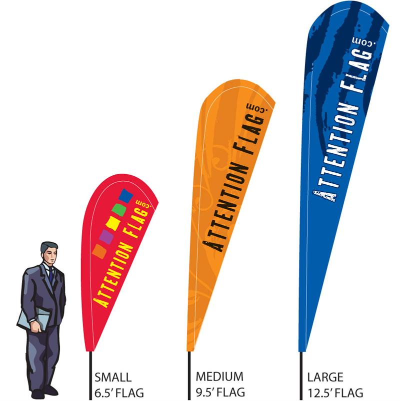 Custom Teardrop Advertising Flags Custom Teardrop Advertising Flags
